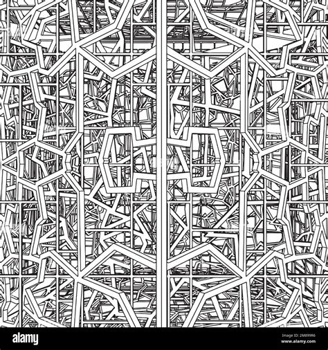 Abstract Ornamental Constructions Structure Vector Stock Vector Image