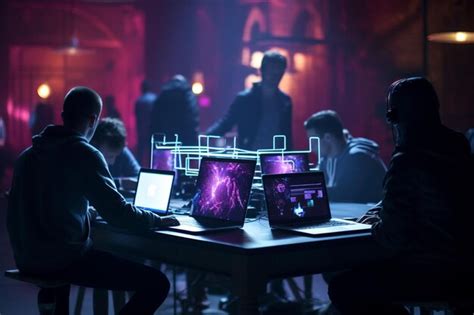 Premium Photo Participants In A Hackathon Collaborating On Generative Ai