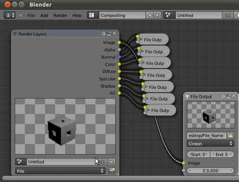 How To Render Multiple Passes To Multilayer File For Ps Import Or Seperate Images Compositing
