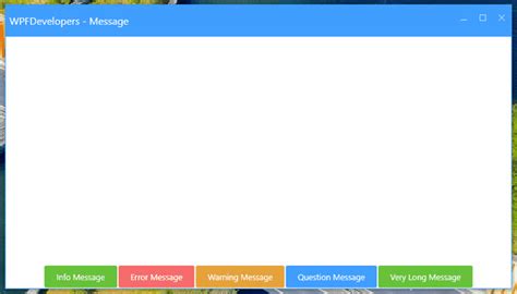 wpf 简单实现 message 消息提醒 知乎