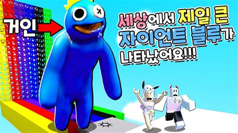 세상에서 제일 큰 블루가 오비에 나타났어요 거대 블루 Vs 푸딩and집사 맞짱뜨다 과연 살아남을 수 있을까~ 레인보우프렌즈 Youtube