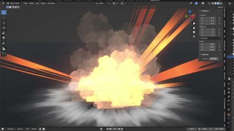 Blender Explosion Experiment - YouTube