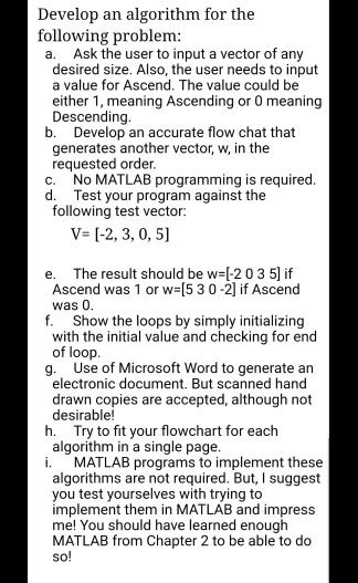 Solved 1 Problem 1 Develop An Algorithm By Showing A Flow