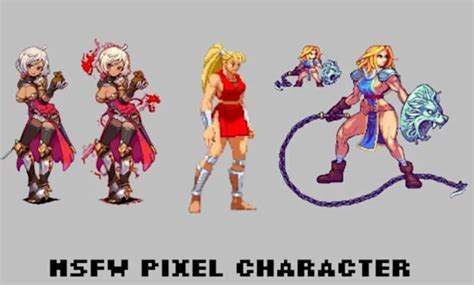 Nsfw Pixel Art Sprite Sheet Pixel Art Animation Rpg Maker Pixel Game Character By Kina Damiens