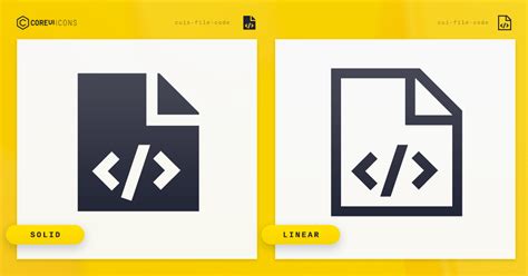 File Code Icon · Solid · Coreui Icons · Svg Javascript Typescript