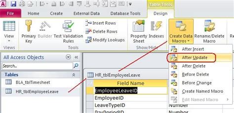 Leveraging Data Macro In Microsoft Access 2010 Database Journal
