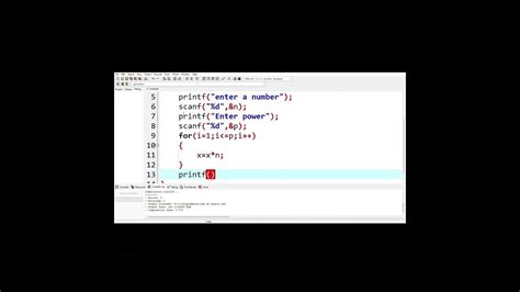 Program To Find The Power Of A Number Using Loop In C Programming
