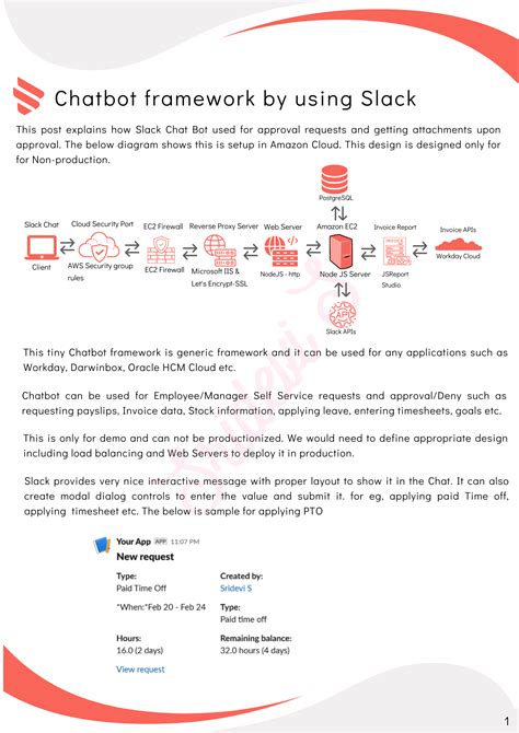 slackbot framework for workday prototype my blog