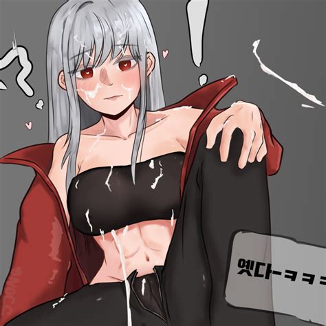 Rule 34 1girls Abs Grey Hair Hero Killer Ihwa Jjong Korean Text Light Skin Looking At Viewer