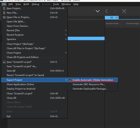 qtDesignerStudio 生成 cmake 项目导入 qtcreator KKKKevin 博客园