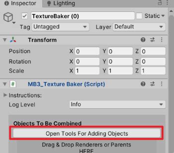 MeshBaker教程 一款性能优化的插件 技术专栏 Unity官方开发者社区