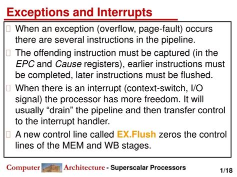 Ppt Exceptions And Interrupts Powerpoint Presentation Free Download
