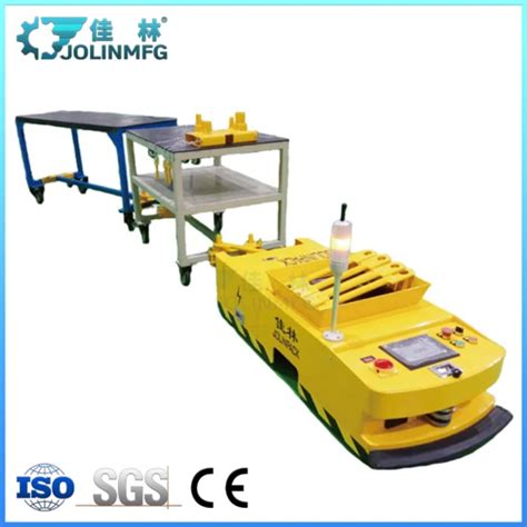 magnetic navigation traction type automated guided vehicle agv with