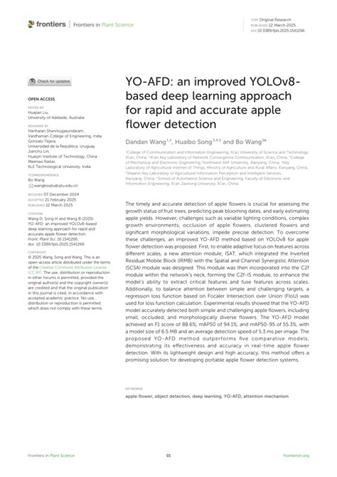 Pdf Yo Afd An Improved Yolov8 Based Deep Learning Approach For Rapid