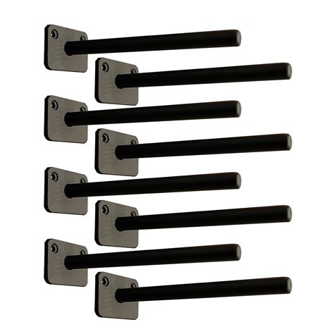 8 Pcs 6 Solid Steel Floating Shelf Bracket Hidden Shelf Bracket Shelf Support Hidden Bracket