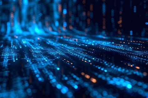 Premium Photo Abstract Digital Background Big Data Code Matrix 3d Rendering