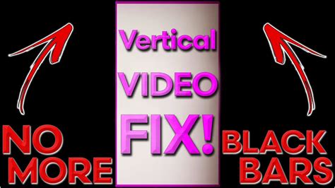 How To REMOVE Black Bars From Video Convert VERTICAL Video To HORIZONTAL YouTube