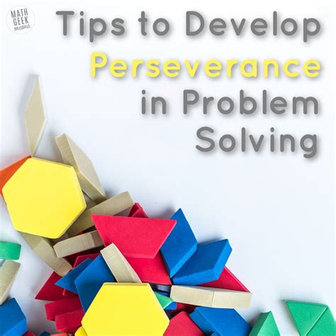 Build Math Habits How To Persevere In Problem Solving Free Posters