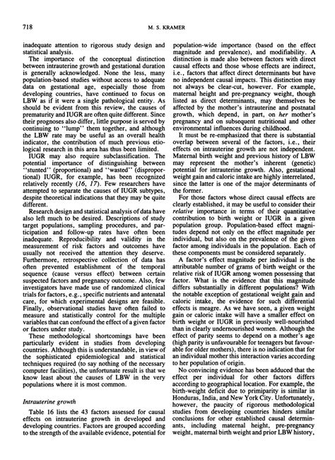 Determinants Of Low Birth Weight Methodological Assessment And Meta Analysis PMC