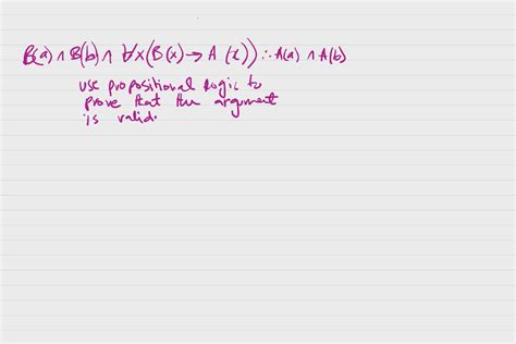 Solved D Question 15 Use Propositional Logic To Prove That