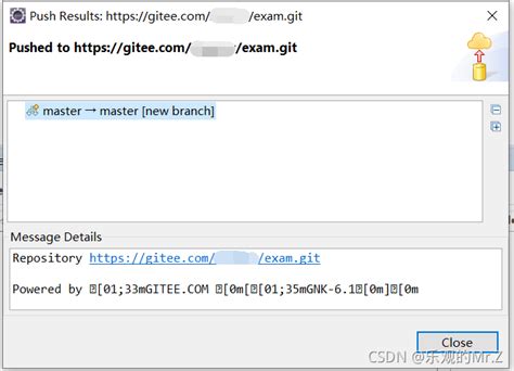 Eclipse上传项目到gitgitee（看完一定会！）eclipse 提交代码到gitee Csdn博客