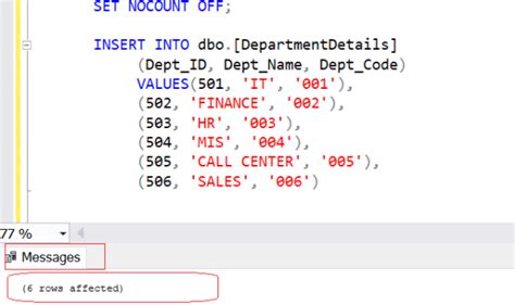 Sql Set Nocount On Sql Bi Tutorials