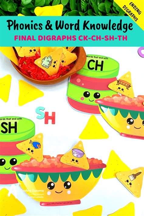 Digraphs Literacy Resources Final Sh Ch Ck Th Sounds A