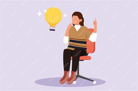 Premium Vector Thinking Or Solving Problem Concept Colored Flat Vector Illustration Isolated