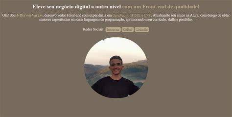 Projeto Resultado Html E Css Ambientes De Desenvolvimento