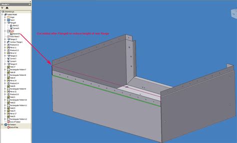 can i split flanges that created at the same time autodesk community