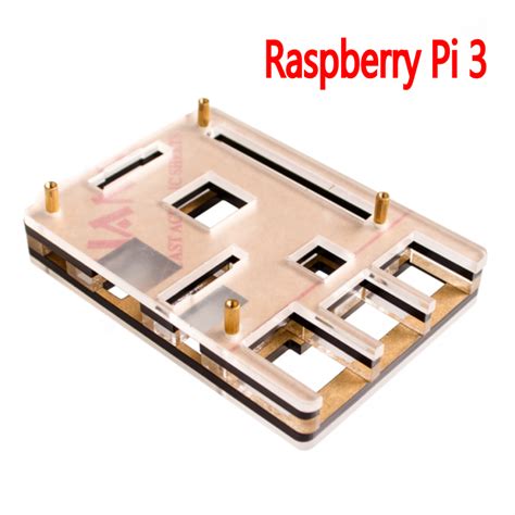 Raspberry Pi 3 Model B Plus Czarne Skrzynki Pokrywa Shell Obudowa Box Satistronics
