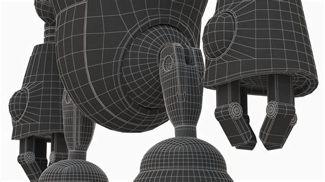 Science Fiction Robot Model Turbosquid 1977758