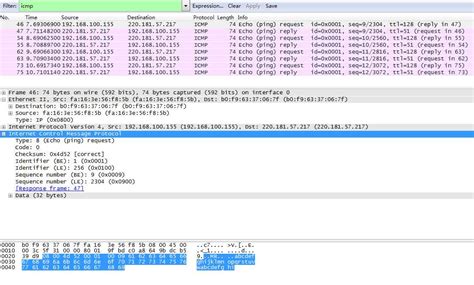 understanding wireshark icmp packets analyzing ping requests and