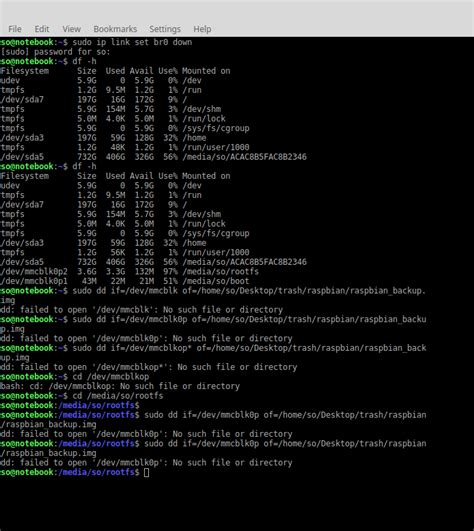 backup dd failed to open dev mmcblk0p no such file or directory