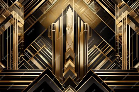 abstract art decor great gatsby illustration ai generative premium ai