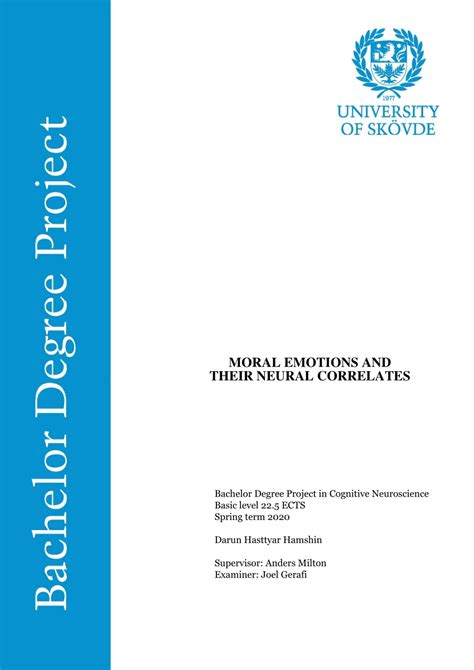 Pdf Moral Emotions And Their Neural Correlates