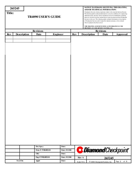 Checkpoint Systems Inc Device Database