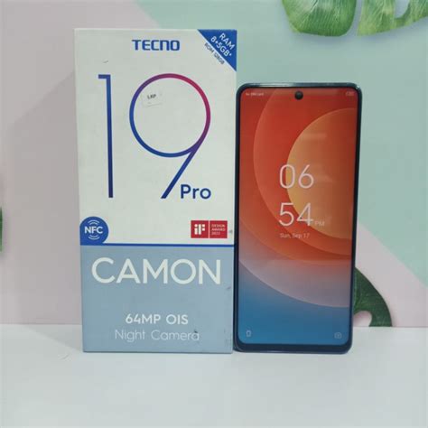 Jual Tecno Camon Pro Gb Second Fullset Shopee Indonesia