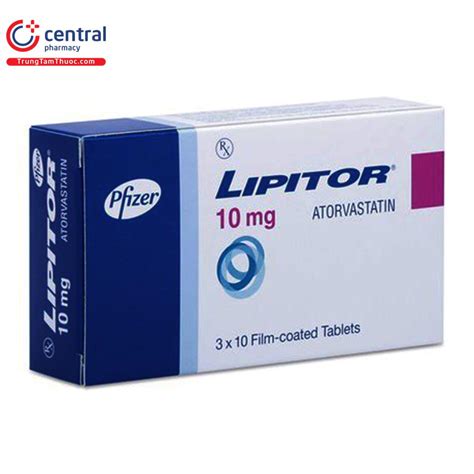 ChÍnh HÃng Thuốc Lipitor 10 Mg Hạ Cholesterol Máu