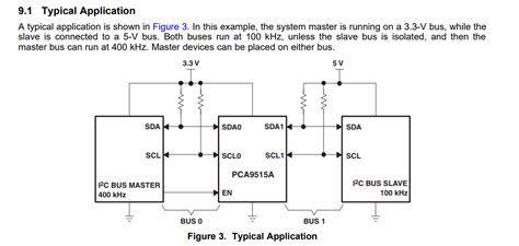 PCA9515A PCA9515A Running With Two Different Frequency Interface Forum Interface TI E2E