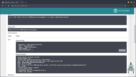 développer une api rest avec symfony et api platform