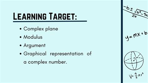 Complex Plane Modulus Argument Graphical Representation Of A Complex