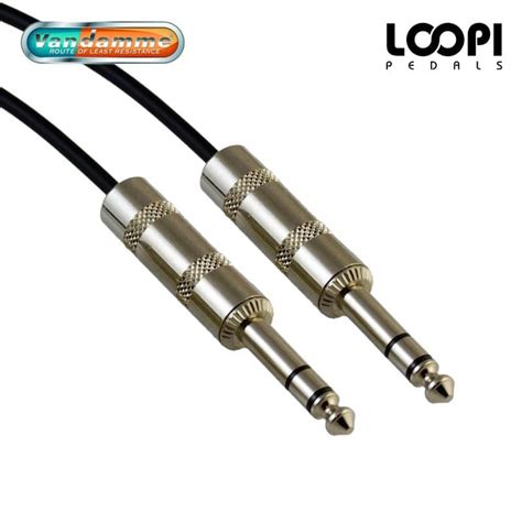 Stereo Patch Cable Straight Jacks Loopi Pedals