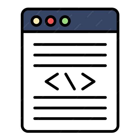 Premium Vector Coding Flat Illustration