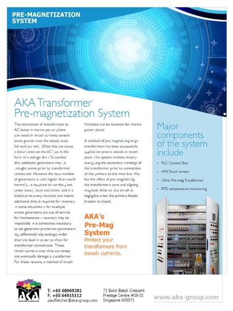 Aka Transformer Pre Magnetization System Pdf