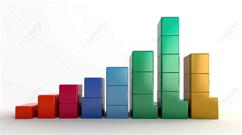 재무 성장 강화 그래프와 마케팅 화살표를 사용하여 비즈니스 개념을 묘사하는 3d 일러스트 흰색 배경 재무 분석 배경 3d 성장 배경 비즈니스 성장 배경 이미지 Hd