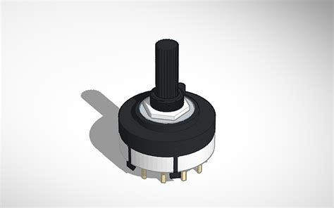 3d Design Rotary Selector Switch Tinkercad