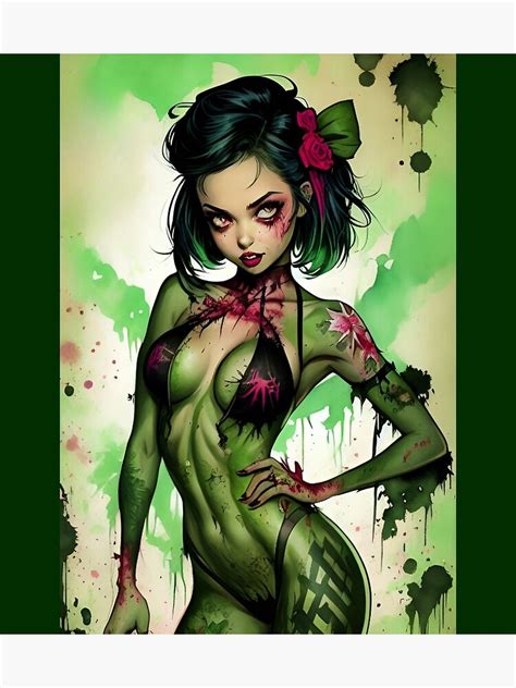 Sexy Zombie Girl Pin Up
