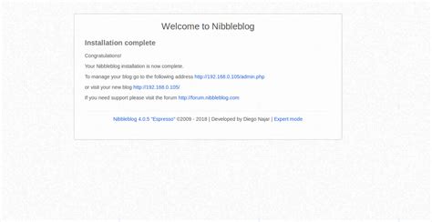 How To Install And Configure Nibbleblog On Ubuntu