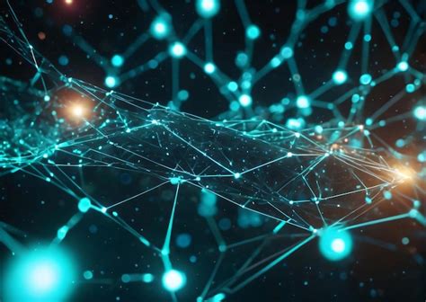 Premium Photo Connected Network Big Data Flow Digital Connectivity Futuristic Technology Data